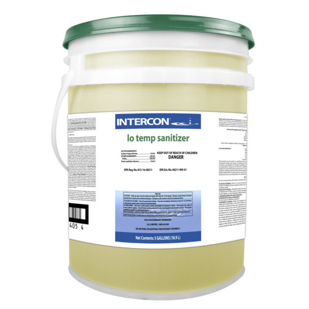 Lo Temp Sanitizer - Intercon Chemical
